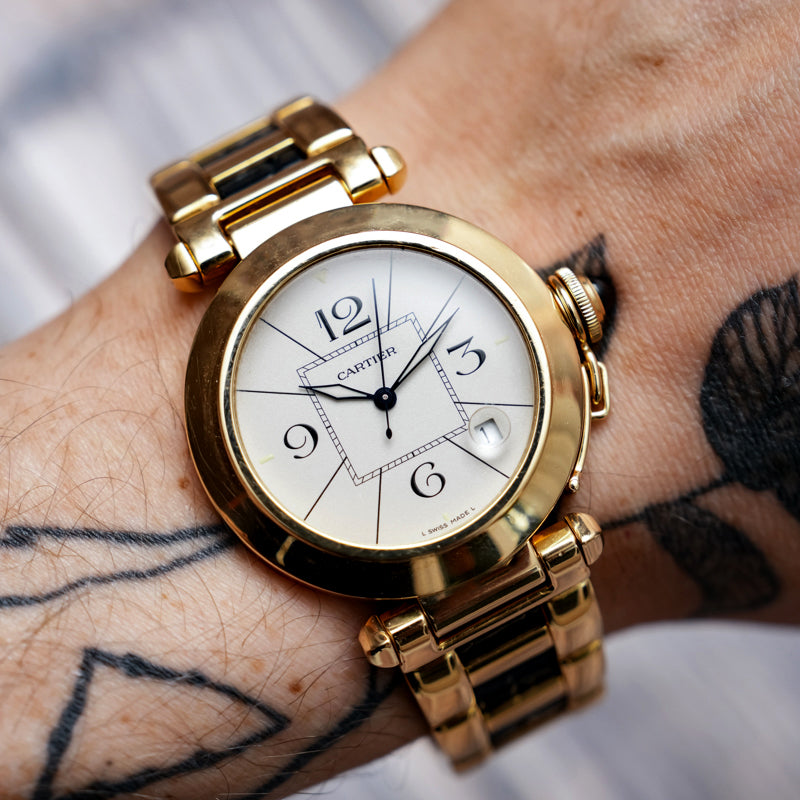 Cartier Pasha 1989 Automatique Or Jaune 18kts -1989- Réf. 1989 Cal.20