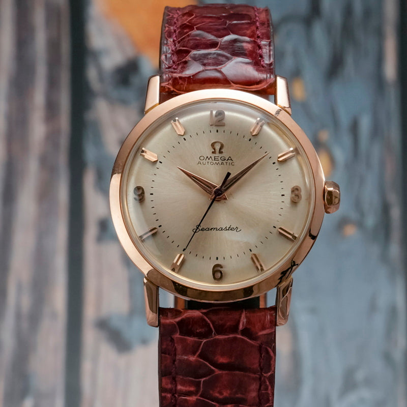 Omega Seamaster Automatique Or Rose 18kts -1958- Réf.2866 SC Cal.501