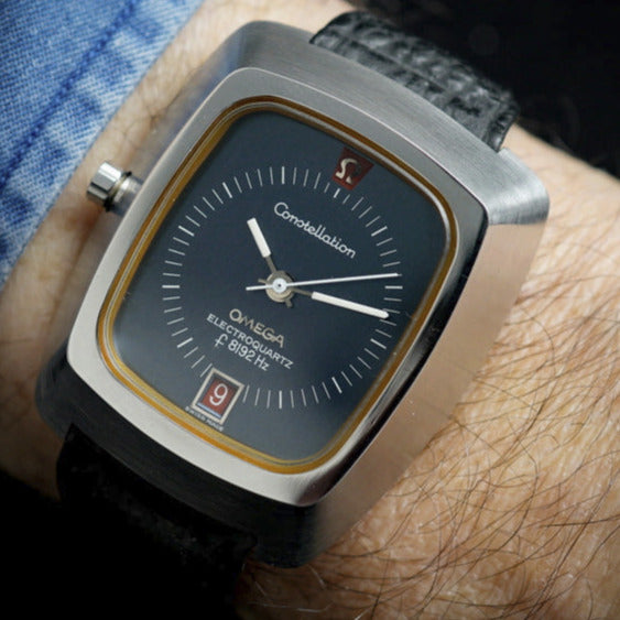 Omega Constellation Electroquartz f8192Hz Beta 21 NOS -1971- Réf. 196.